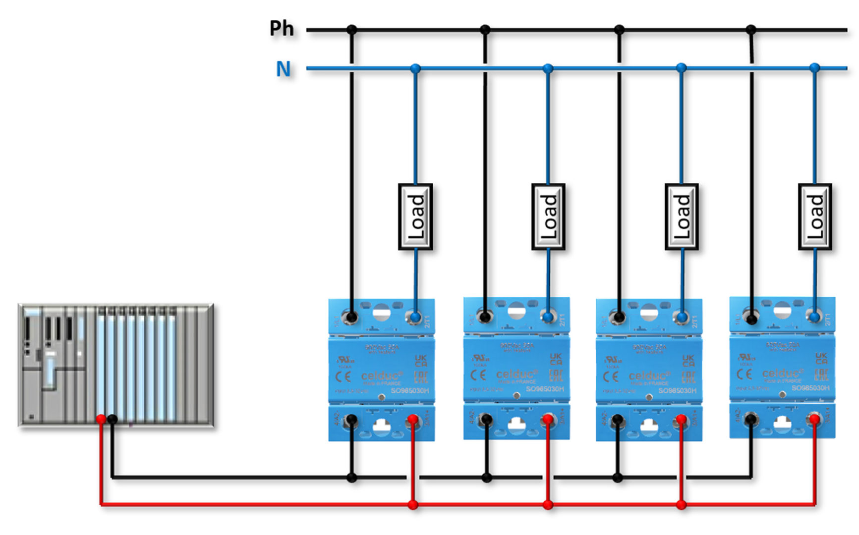 Solid State Relay with very low input current control - celduc® relais